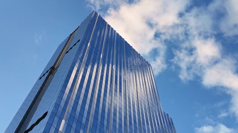 Perspective View. Business Skyscraper. Modern Building. Architecture ...