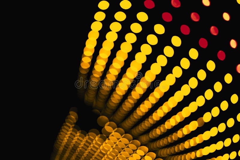 Perspective View of Circular Spot Lights Passing Parallels Stock Photo ...