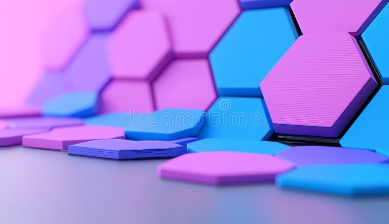 A Perspective View of a 3D Illustration Depicting a Section of a ...