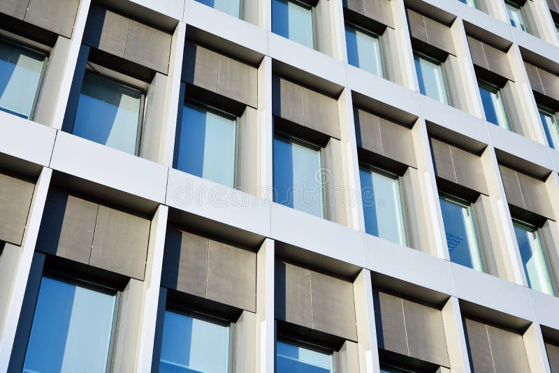 The Windows of a Modern Building for Offices. Business Buildings ...