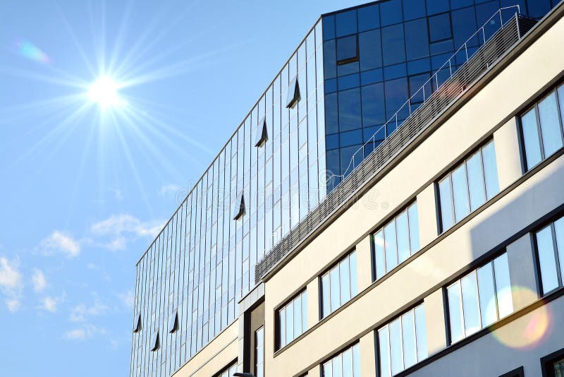Modern Office Building Detail. Stock Photo - Image of angular, abstract ...