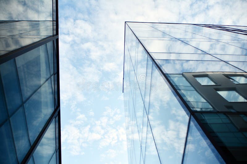 The Windows of a Modern Building for Offices. Business Buildings ...