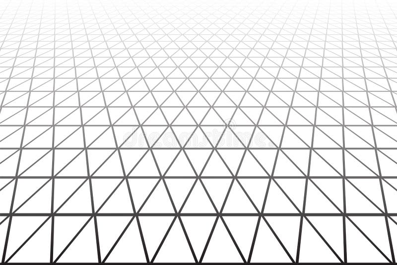 Perspective View. Geometric Texture. Stock Vector - Illustration of ...