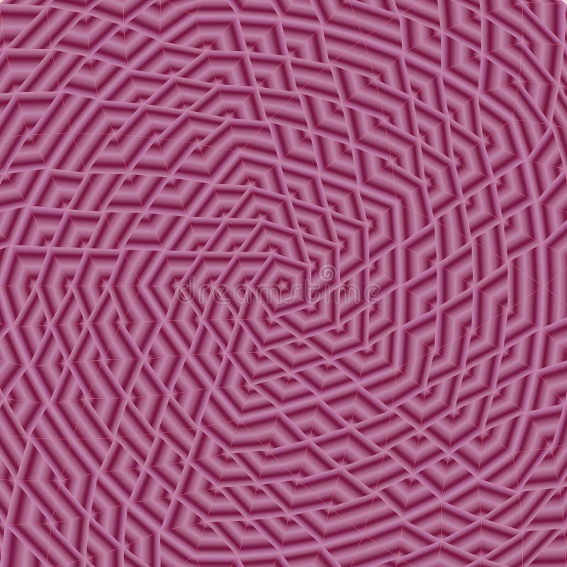 Perspective View Inside a Pink Sphere Stock Illustration - Illustration ...