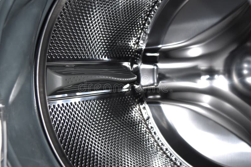 Perspective View Inside a Washing Machine Stock Image - Image of space ...