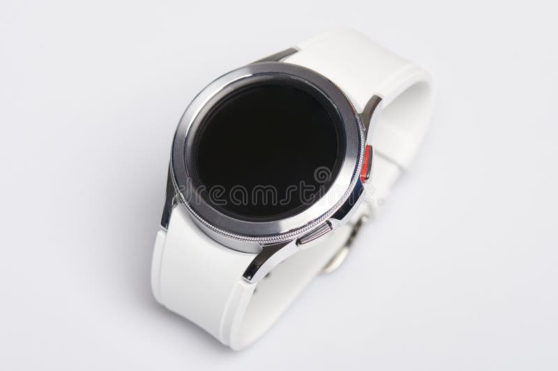 Perspective View of Modern Smartwatch Stock Image - Image of object ...