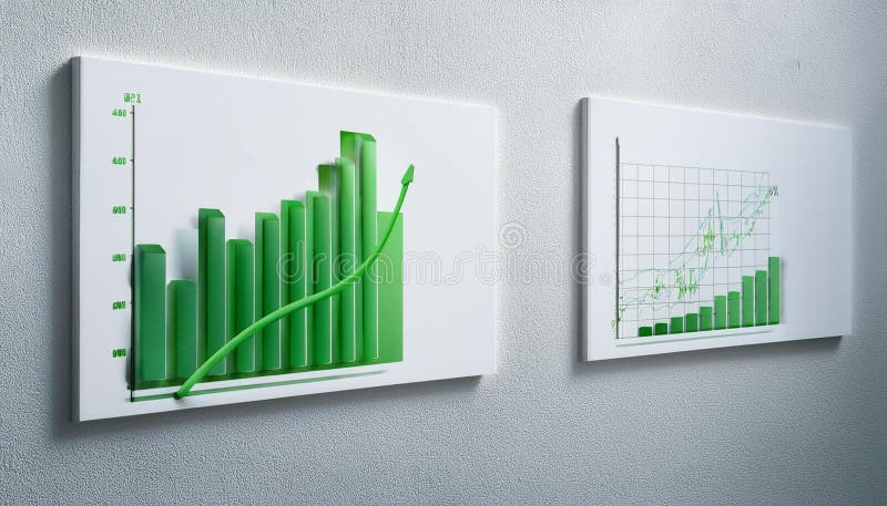 Perspective View on Project Statistics, Financial Data, Growing Sales ...