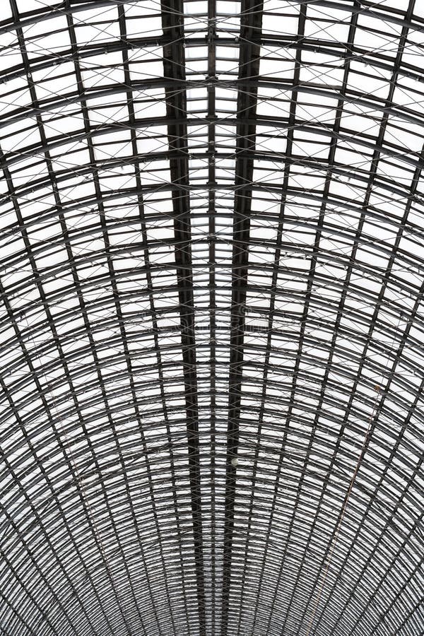Architectural Ceiling Structure Perspective Stock Image - Image of ...