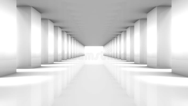 Perspective View with Out of Focus Areas of Futuristic Interface ...