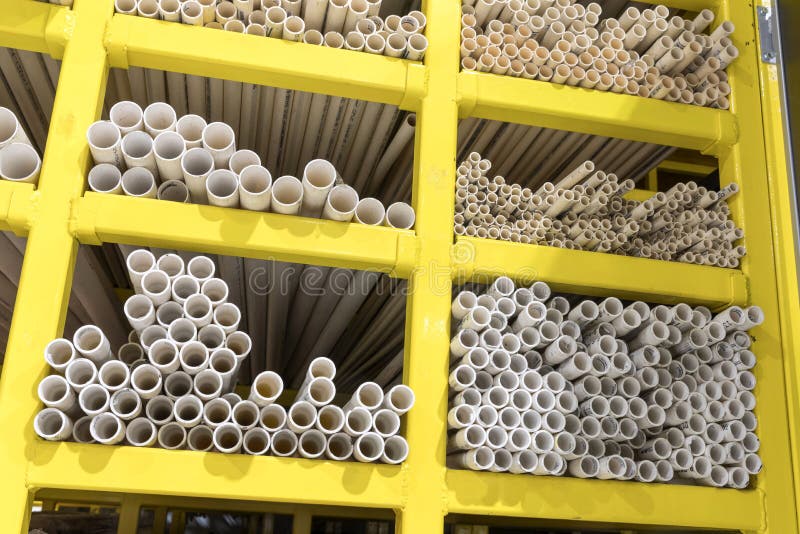 Warehouse with Materials for Construction Stock Photo - Image of ...