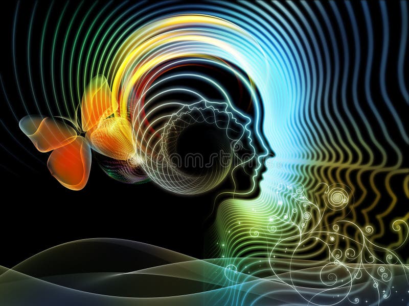 Perspectives of Human Mind stock illustration. Illustration of allegory ...