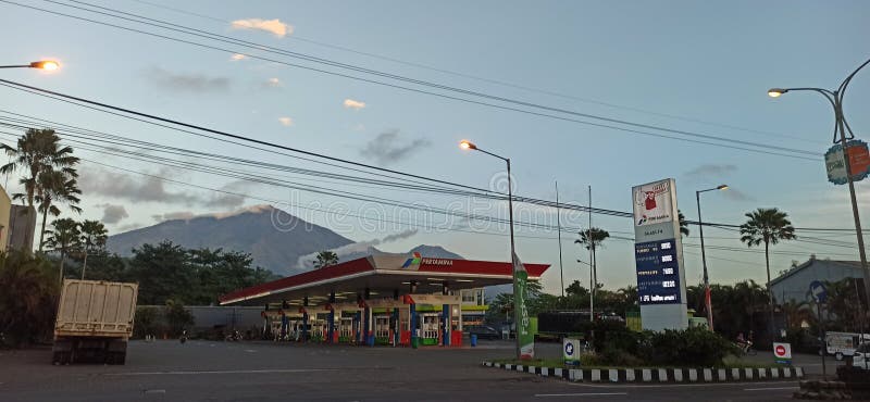 Pertamina Street Fuel Pump Indonesian Editorial Image - Image of ...