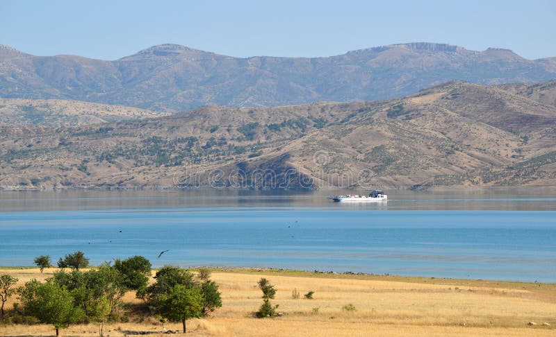 Pertek - Tunceli stock image. Image of located, reservoir - 271686061