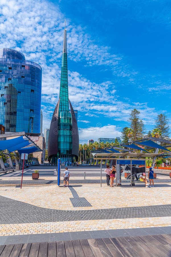 PERTH, AUSTRALIA, JANUARY 16, 2020: the Bell Tower in Perth, Australia ...