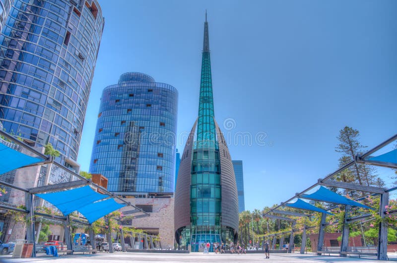 PERTH, AUSTRALIA, JANUARY 18, 2020: the Bell Tower in Perth, Australia ...
