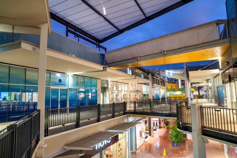 Perth, Australia - September 1, 2023: City Shops and Buildings at Night ...