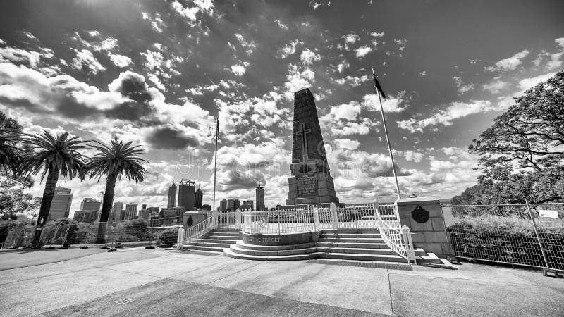 Perth, Australia - September 12, 2023: State War Memorial in Kings Park ...