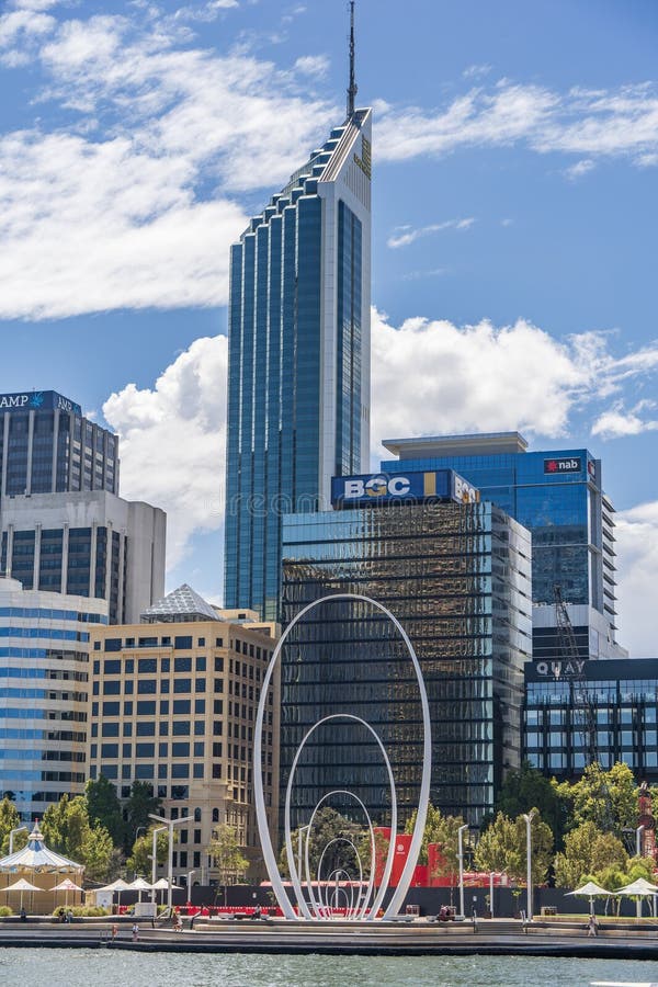 Perth Central Business District, Western Australia. Editorial Stock ...