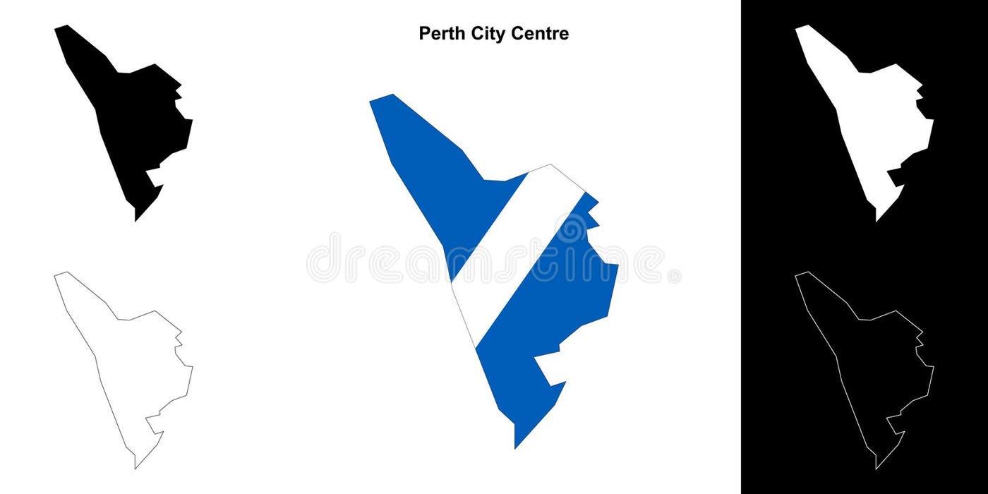 Perth Map Stock Illustrations – 1,690 Perth Map Stock Illustrations ...