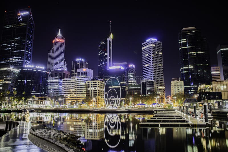 Perth City View from Elizabeth Editorial Photo - Image of city, perth ...