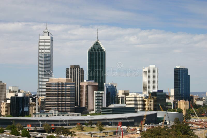 The bell tower Perth,WA. stock image. Image of tall, path - 13129399