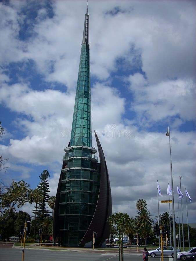Perth s- bell tower editorial photo. Image of vehicules - 39407811