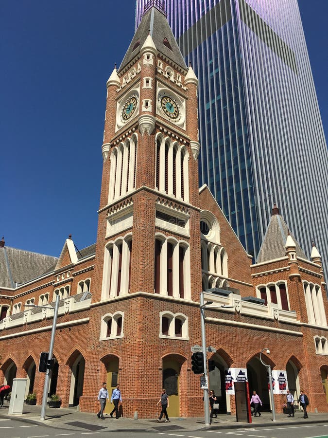 Perth Town Hall Western Australia Editorial Stock Photo - Image of ...