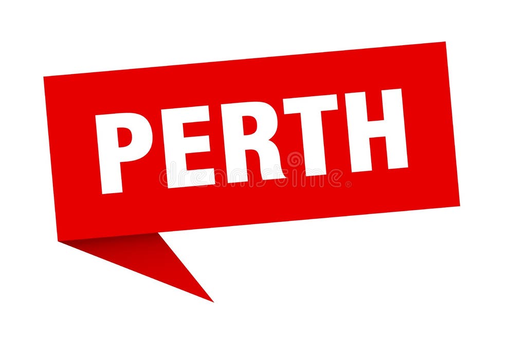 Perth Sticker. Perth Signpost Pointer Sign Stock Vector - Illustration ...