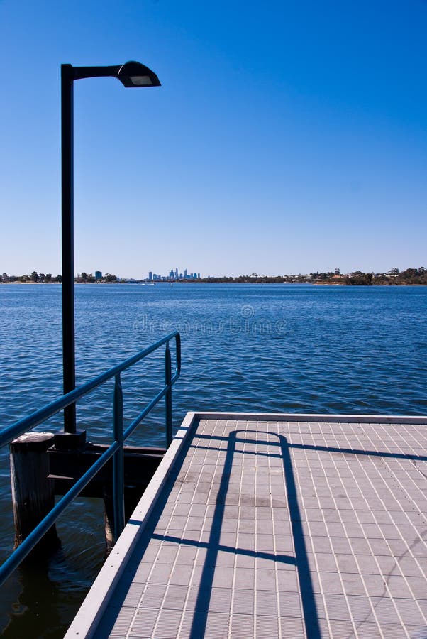 Sunset - Swan River stock image. Image of landscape, swan - 231877