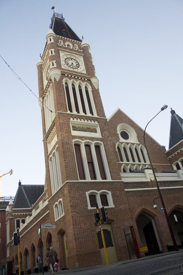 Perth Town Hall Building Perth Australia Editorial Image - Image of ...