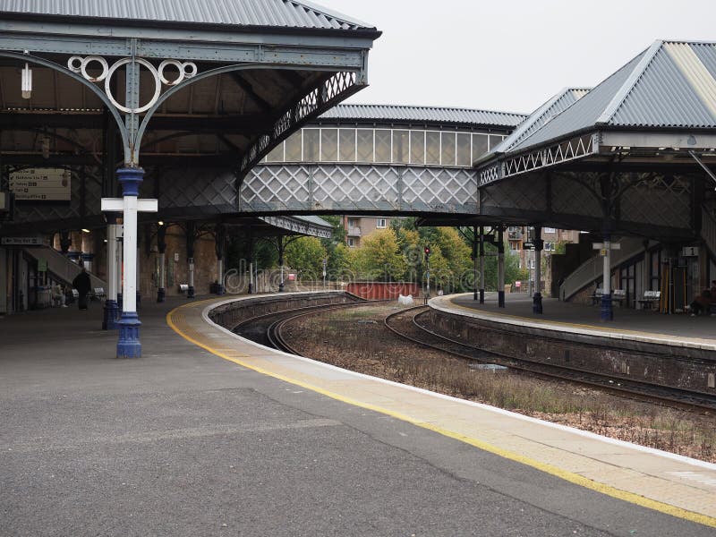 Perth railway station editorial stock image. Image of european - 298342369