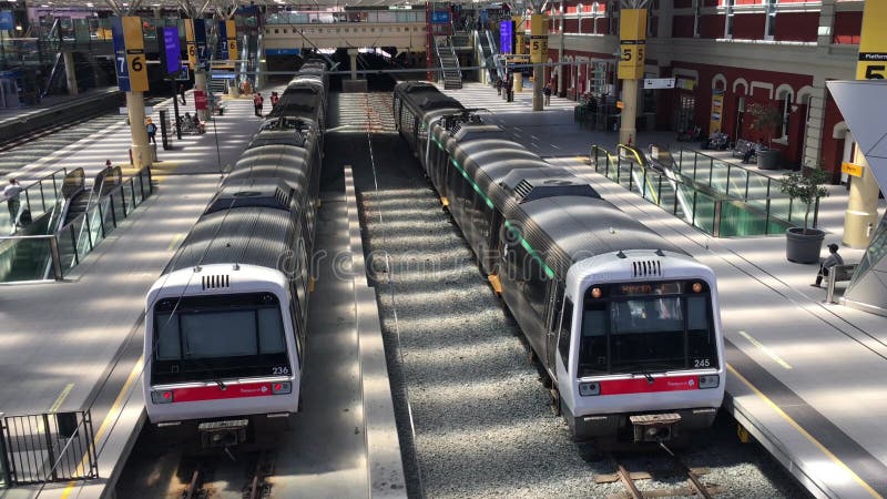 Perth Underground Train Station, Central Perth, Western Australia Stock ...
