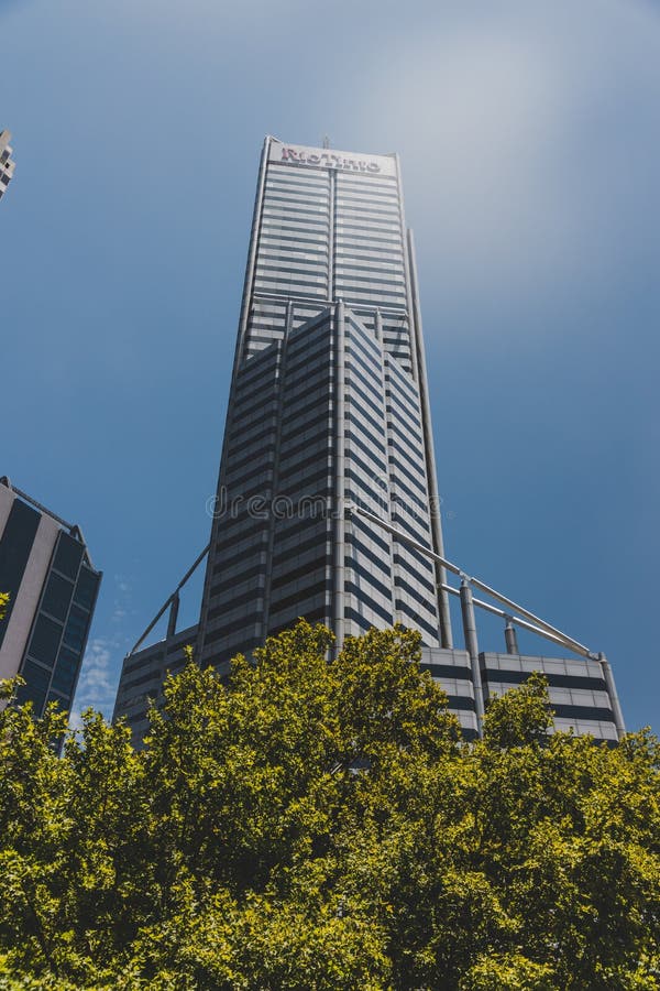 Architecture and Details of the Streets of Perth Modern CBD Editorial ...