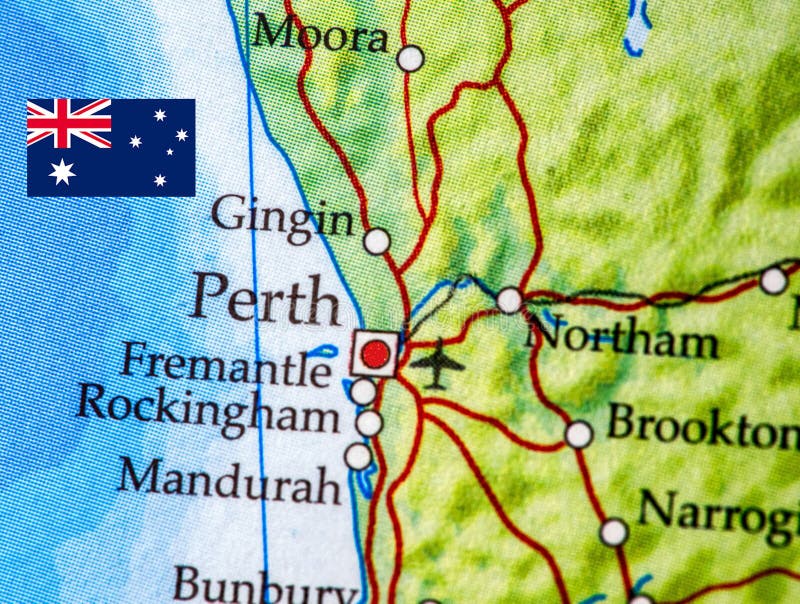Perth stock photo. Image of highlighting, geography - 335591896