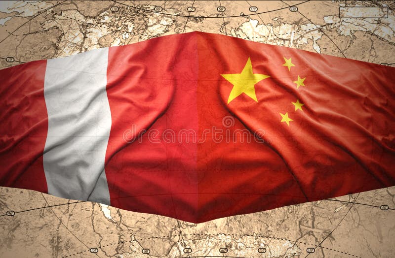 Peru and China stock illustration. Illustration of name - 102608480