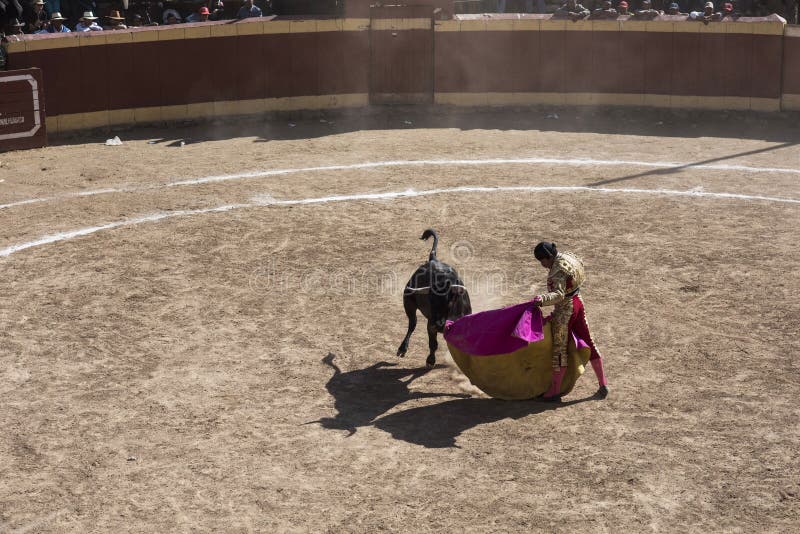 PERU COTABAMBA Bullfight in Its Traditional Religious Festivals ...