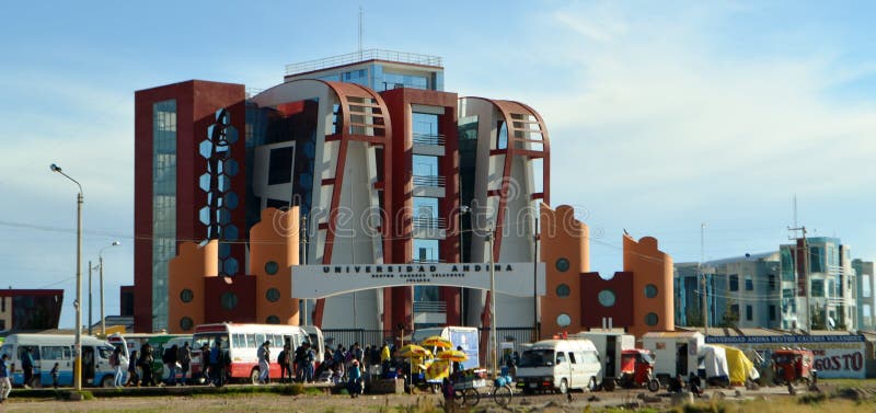 Peru,Cusco.Building on the Campus of the Andean University of Cusco ...