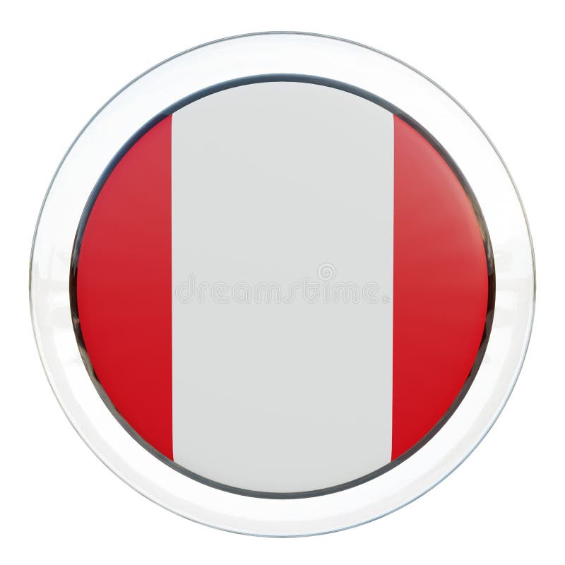 Peru 3D flag stock illustration. Illustration of glass - 255014261