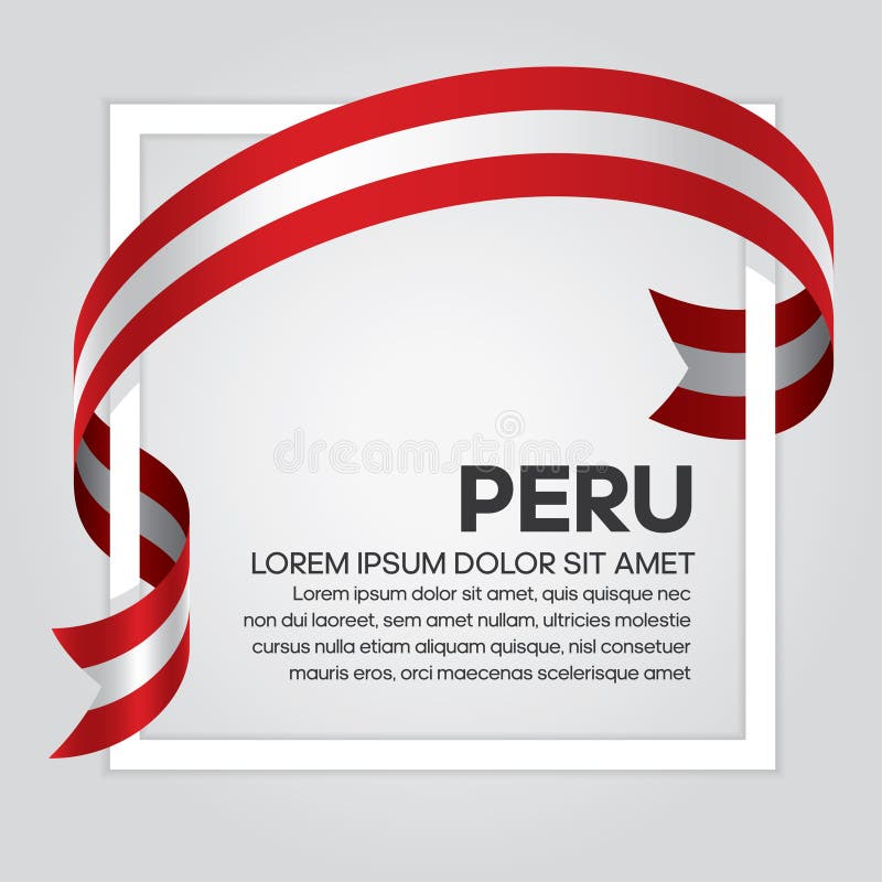 Peru Flag Ribbon Stock Illustrations – 605 Peru Flag Ribbon Stock ...