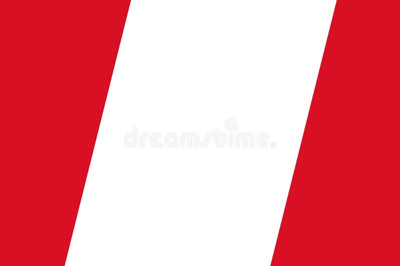 Rectagular Flag Cutout of Peru Stock Vector - Illustration of button ...