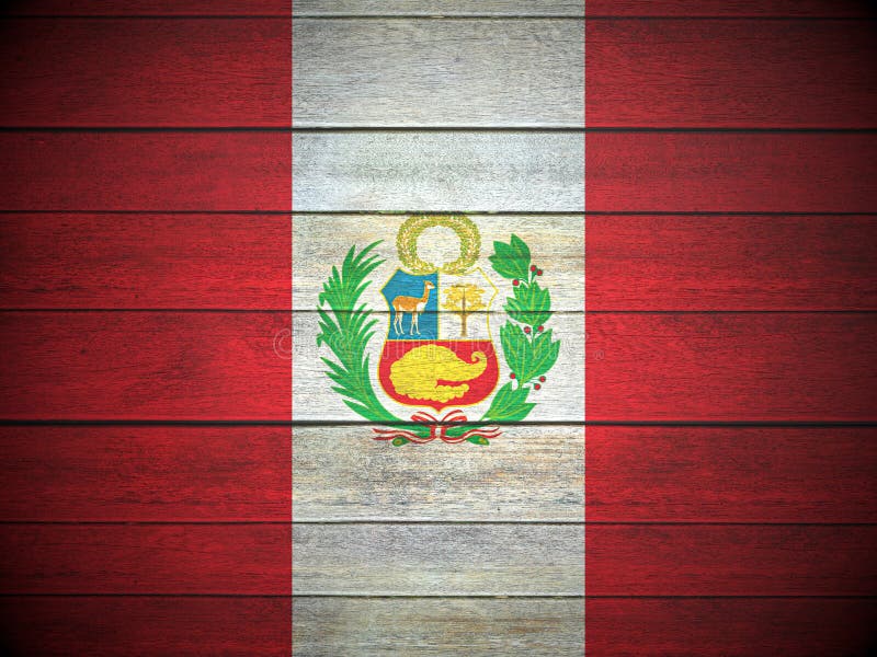 Peru flag wooden planks stock illustration. Illustration of peru ...