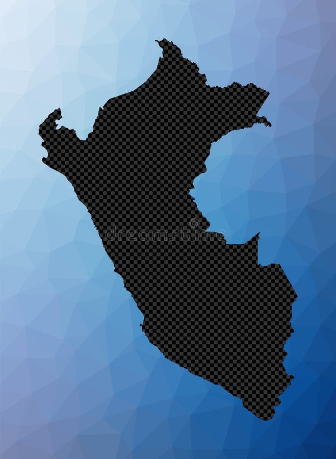 Peru Map, Stylish Location Icon with Peru Map and Flag Stock Vector ...