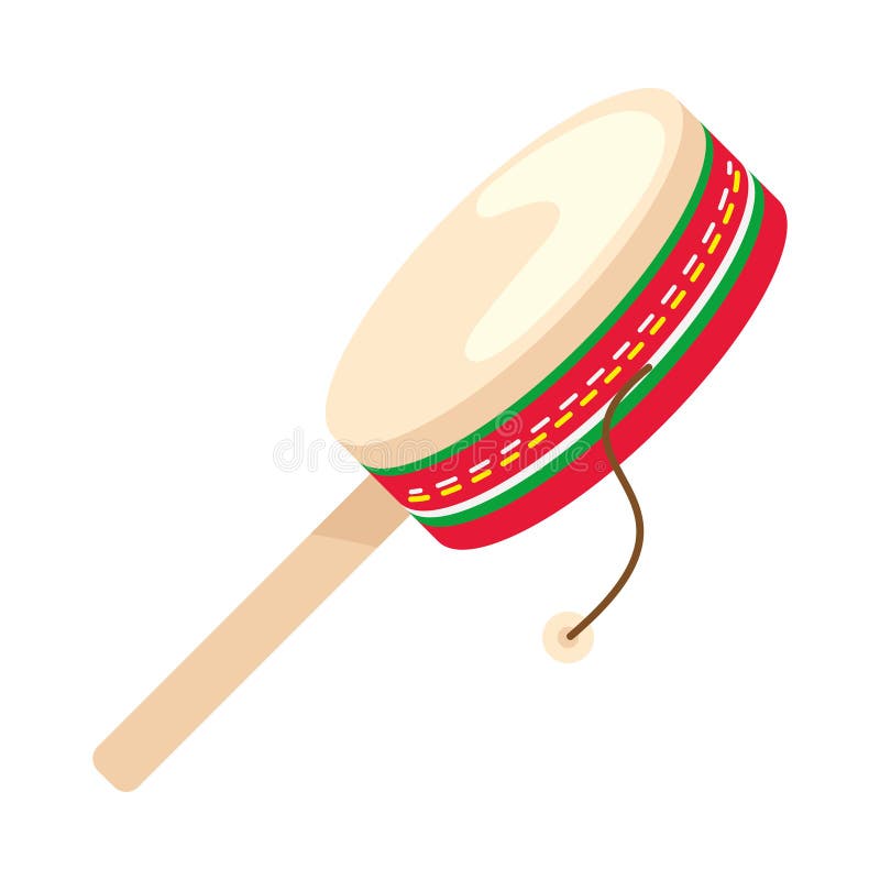 Peru hand drum stock vector. Illustration of design - 300325210