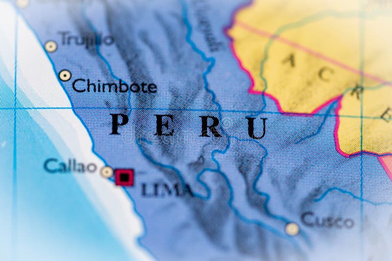 Peru Highlighted World Map Stock Photos - Free & Royalty-Free Stock ...