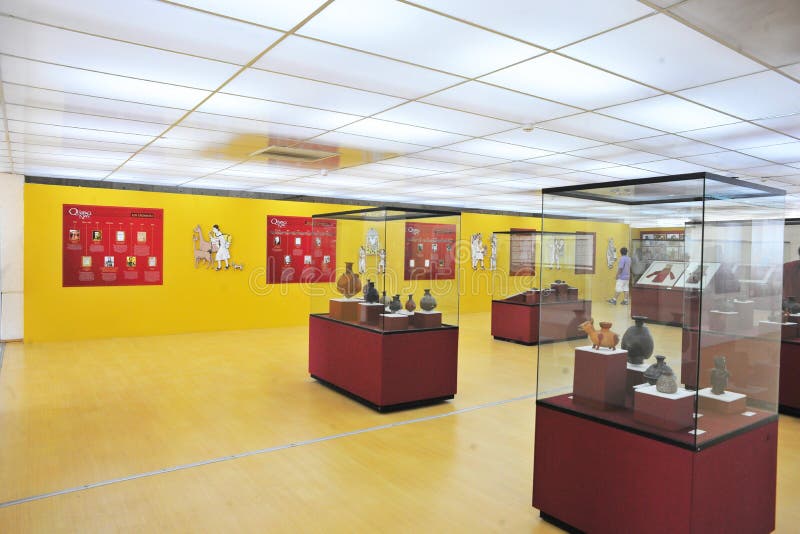 Peru Lima, Interior of the Museum of Lima with Ceramics and History of ...