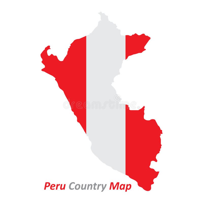 Peru map icon stock vector. Illustration of navigation - 285783915