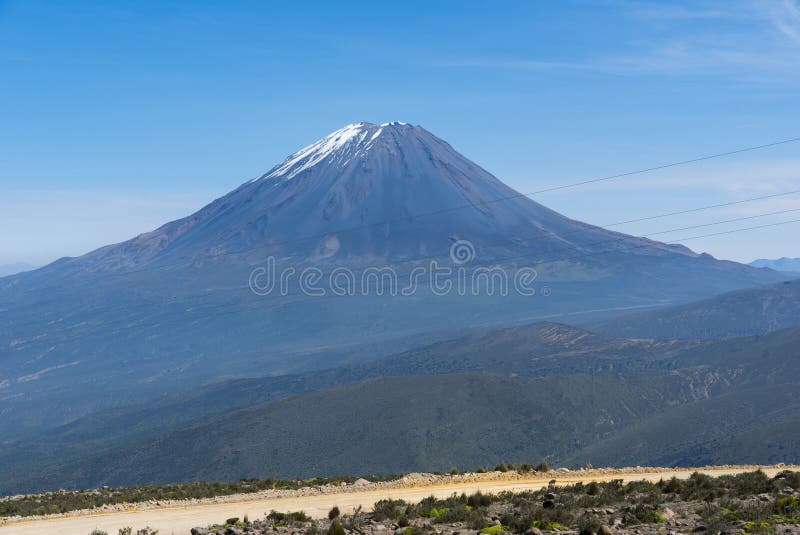 Peru Mountain stock photo. Image of white, volcano, hiking - 94301798