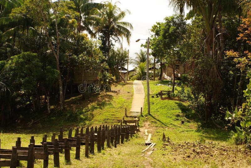 Peru, Peruvian Amazonas Landscape. the Photo Present Typical Indian ...