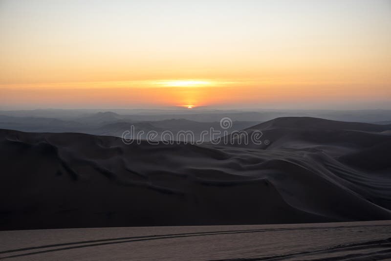 2023 8 13 Peru Sunset in the Desert 12 Stock Image - Image of sunset ...