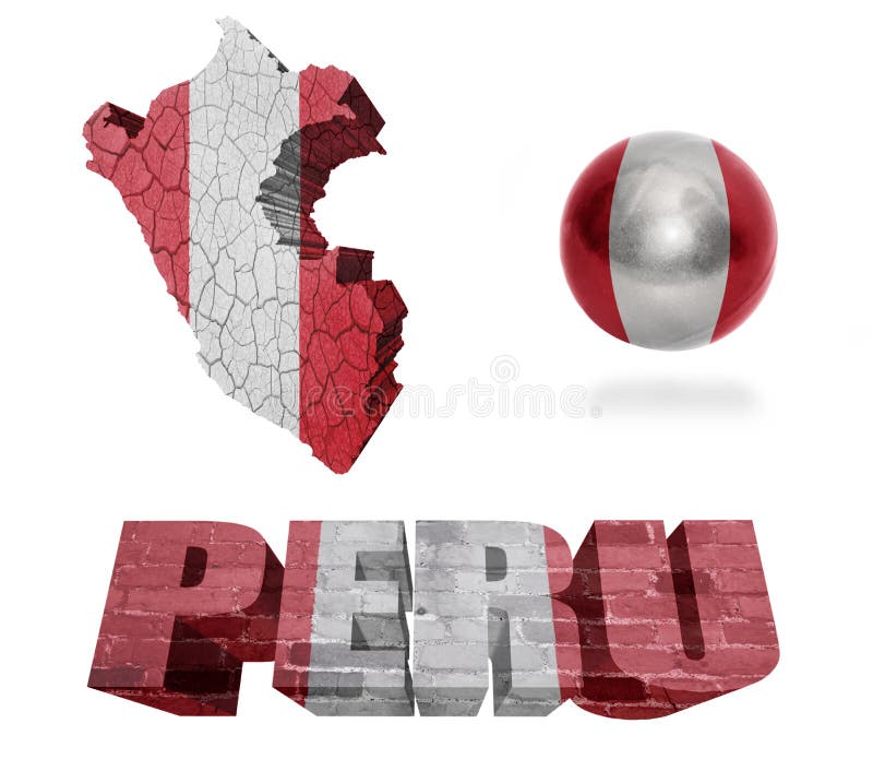 Peru Symbols stock illustration. Illustration of name - 96632801